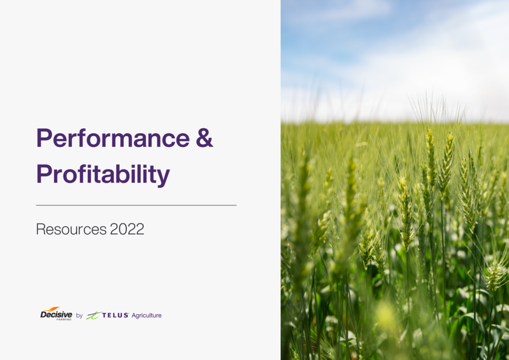 Performance & profitability ebook | Decisive Farming by TELUS Agriculture